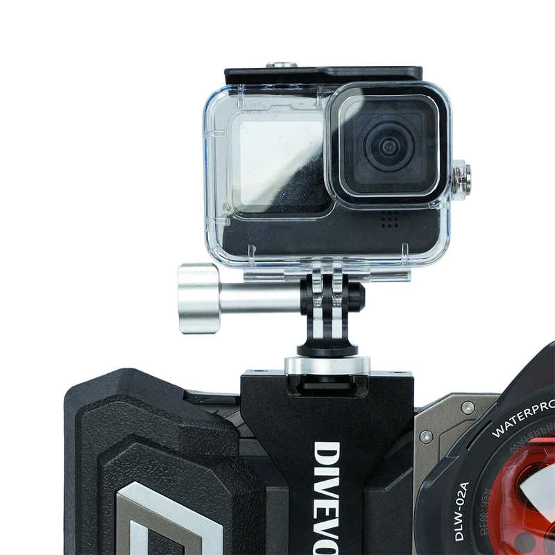 Fixation Cold Shoe pour Caméra Type GoPro - Divevolk